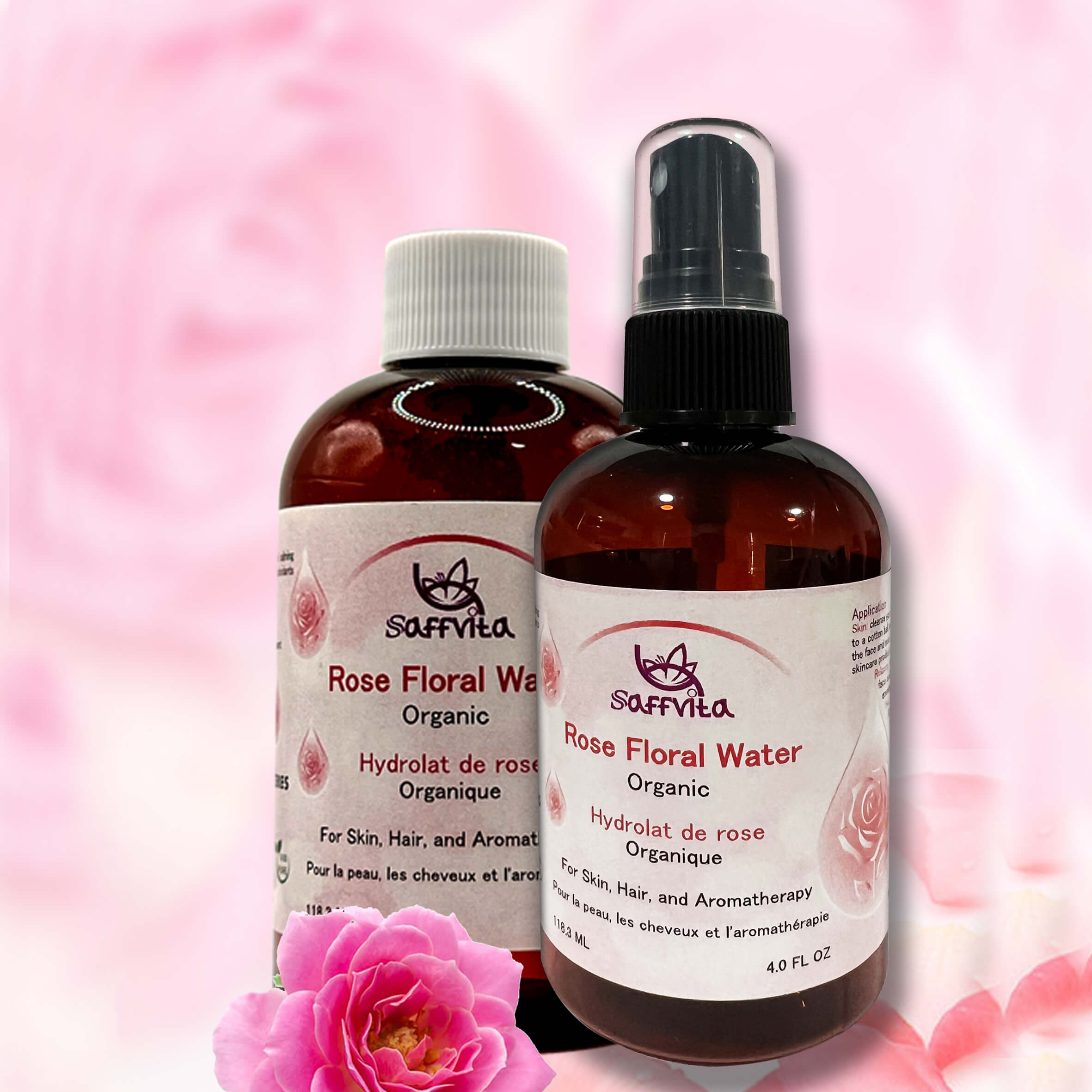 SaffVita Organic Rosewater - Saffvita